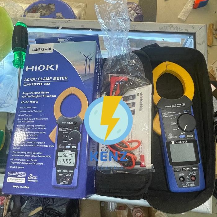 Jual Hioki CM4373-50 AC/DC CLAMP ORIGINAL METER TRUE RMS 2000 A AC/DC ...
