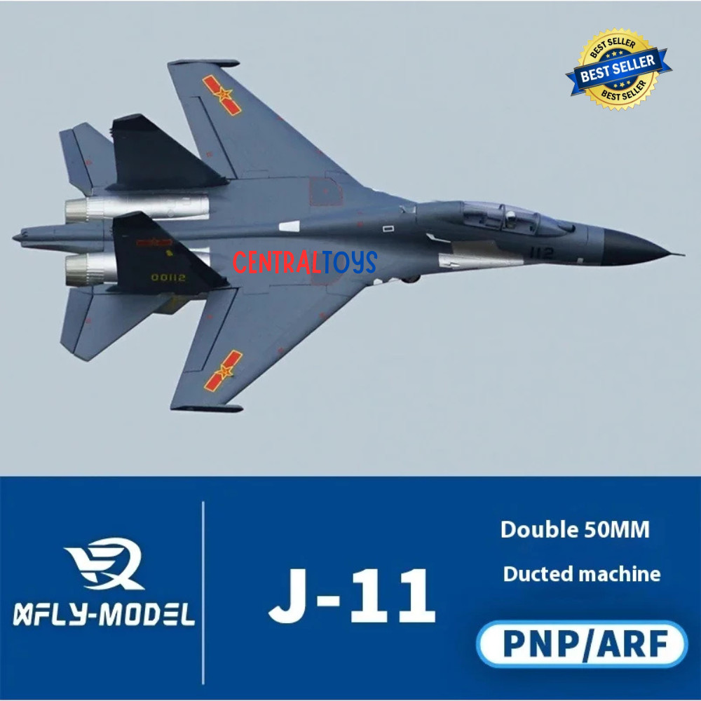 Jual XFLY J-11 J11 PNP double engine 50mm ducted fan brushless motor rc ...