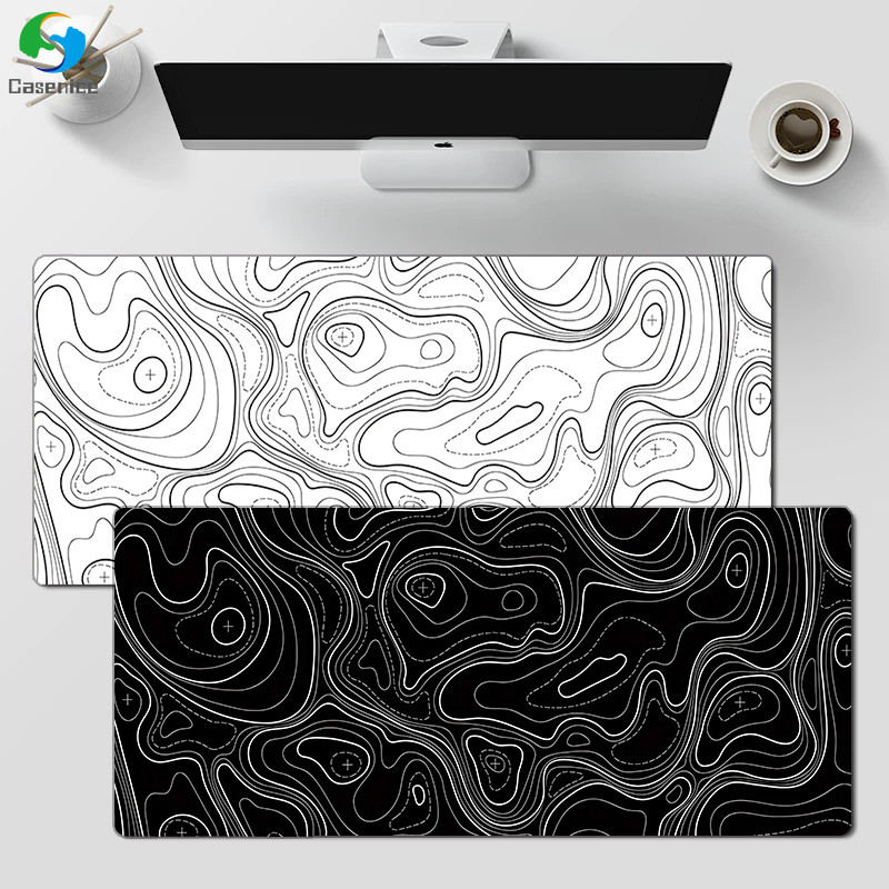 Jual Mousepad Gaming Pad Deskmat Keyboard pad Mousepad Anti Slip Wave ...