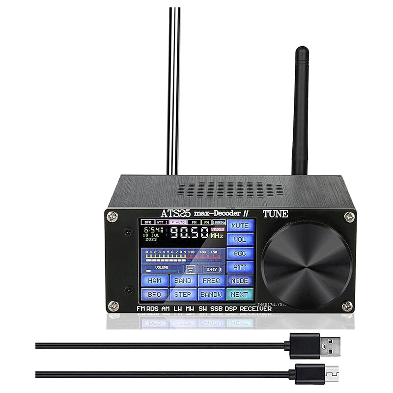 Jual ATS25 Max-Decoder ii Si4732 Portable Shortwave Radio Receiver V4 ...