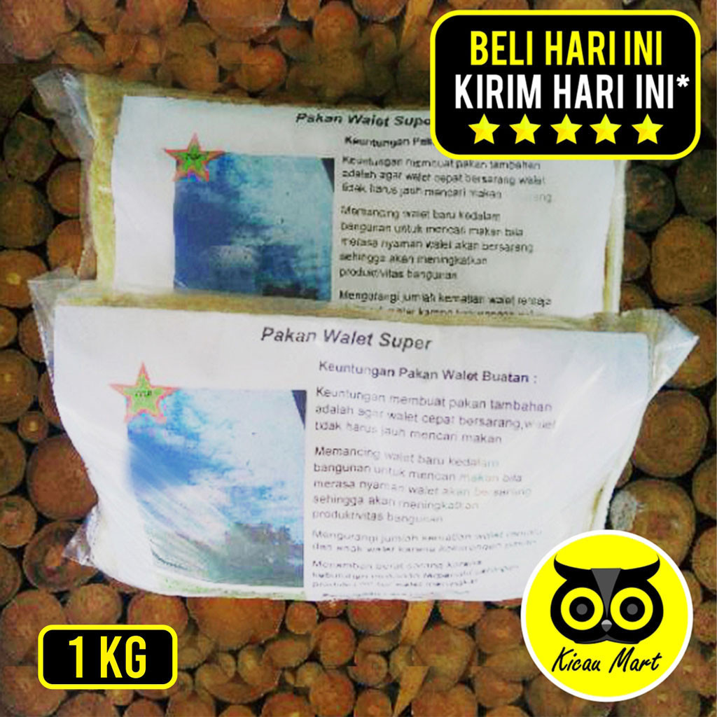 Jual KICAU MART PAKAN WALET SUPER BIBIT PENUMBUH SERANGGA MAKANAN ...