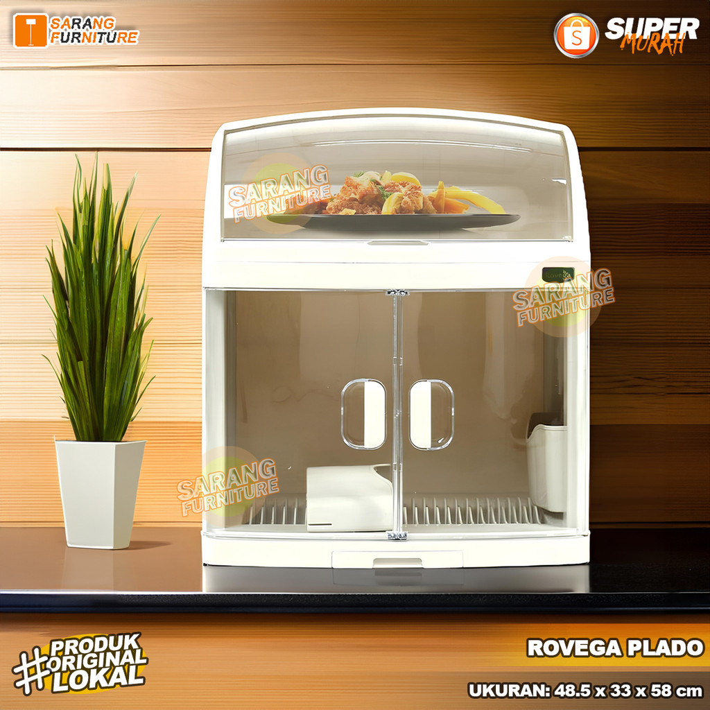 Jual Rak Piring Rovega Plado Rak Gelas Minimalis Lemari Piring Rak ...