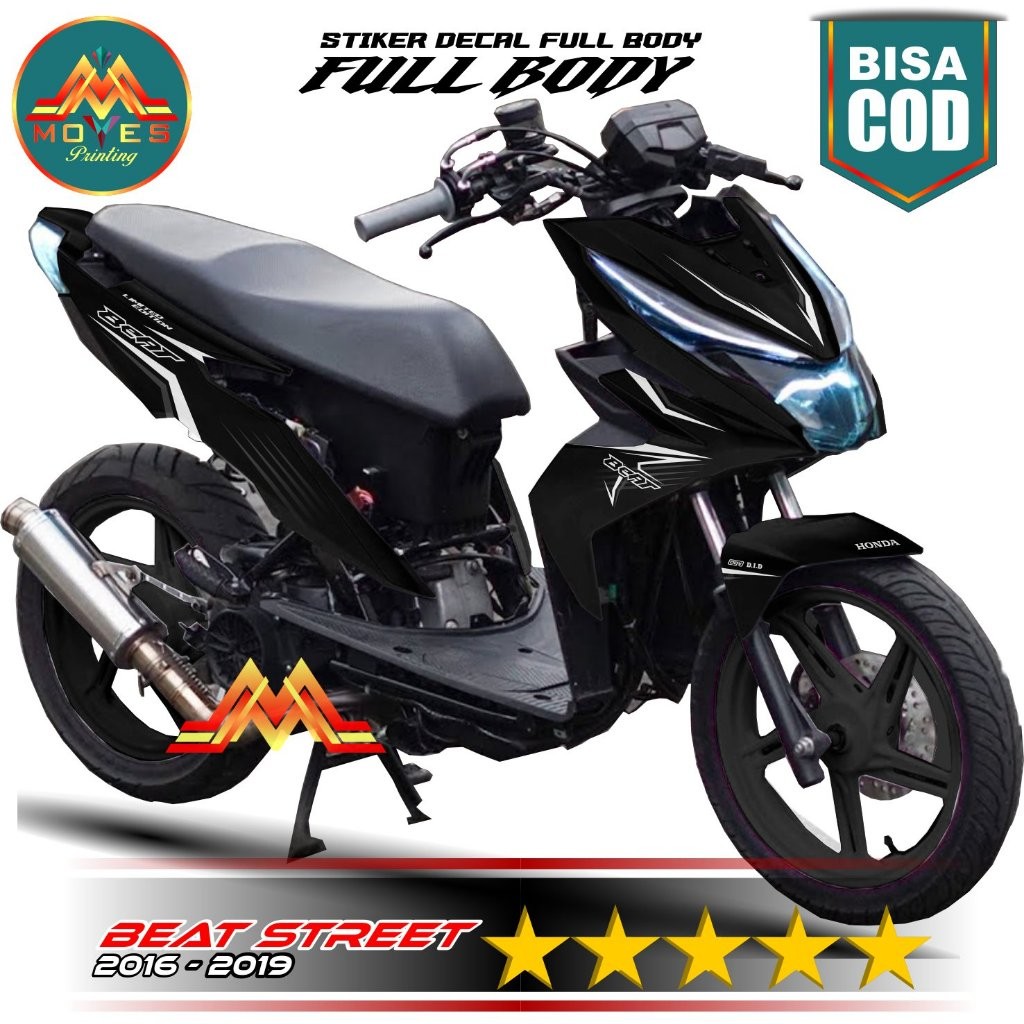 Jual Decal Fullbody Beat Street 2016-2019 - Stiker Fullbody Variasi lis ...