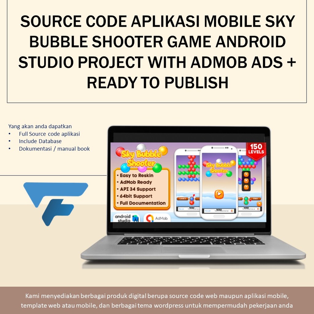 Jual SOURCE CODE APLIKASI MOBILE SKY BUBBLE SHOOTER GAME ANDROID STUDIO PROJECT WITH ADMOB ADS ...