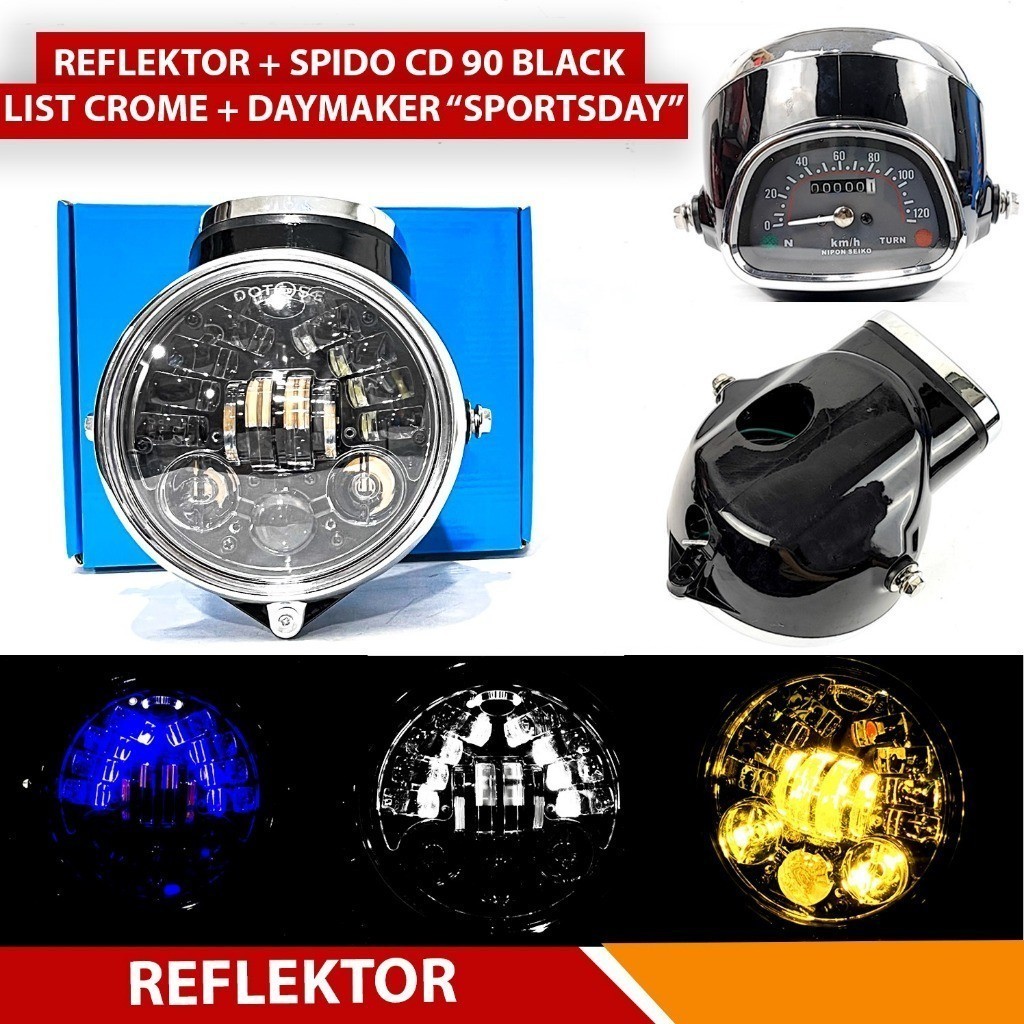 Jual PROMO SHOPEE TERMURAH BILED DAYMAKER LAMPU CD 90 SET DAYMAKER 5,75 ...