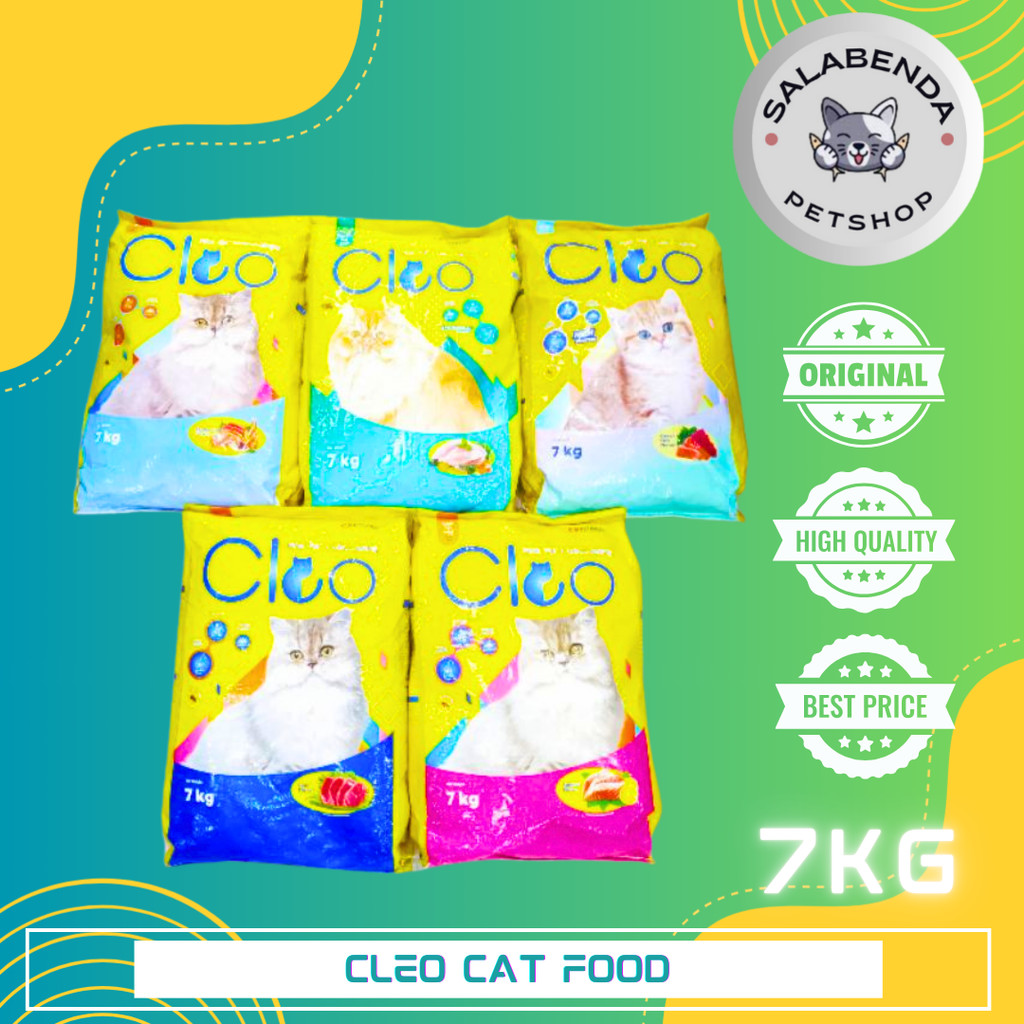 Jual Cleo Makanan Kucing Dry Food 7 kg meo all variant | Shopee Indonesia