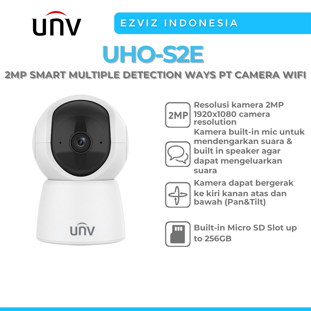 Jual UNV UHO-S2E 2MP SMART MULTIPLE DETECTION WAYS PT CAMERA WIFI ...