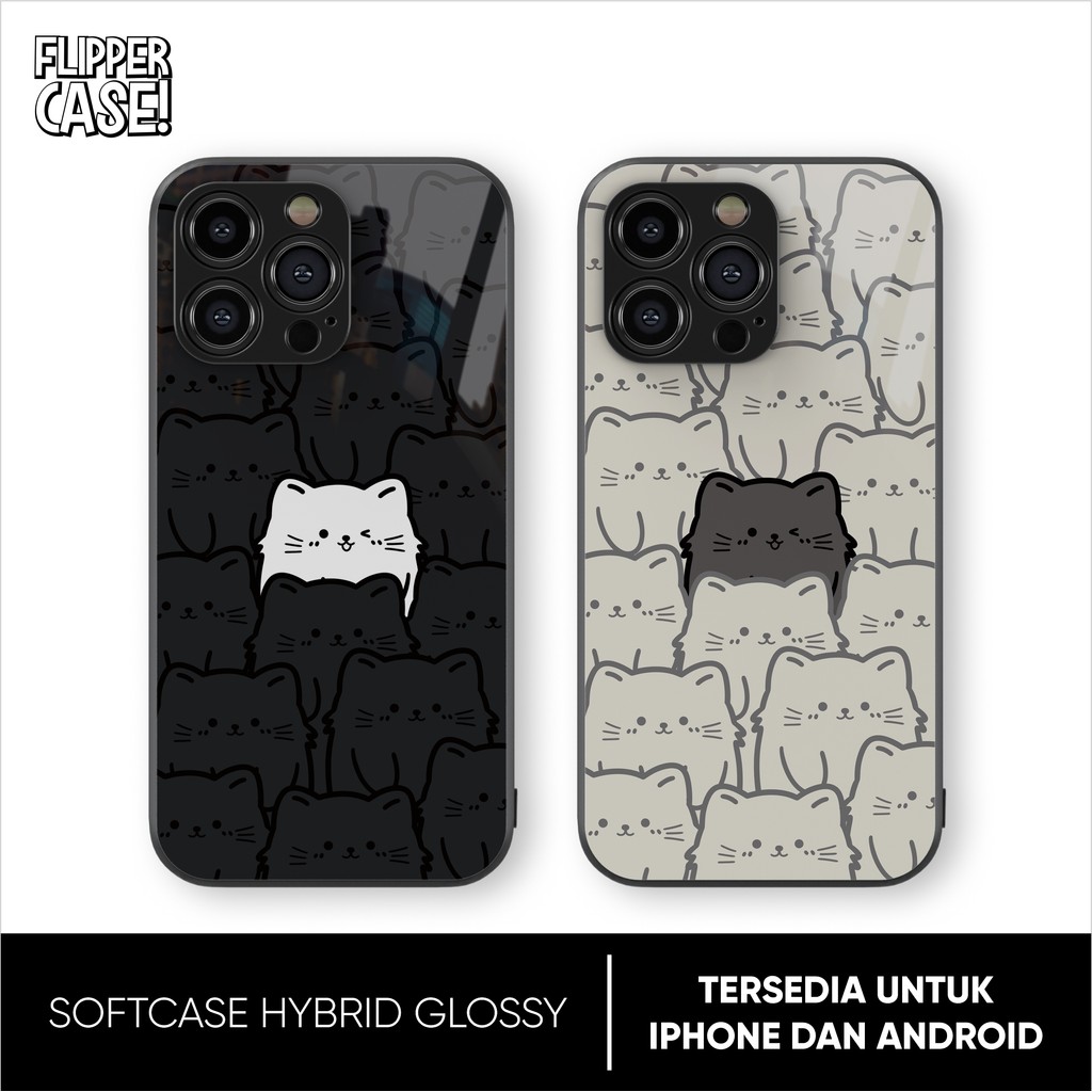 Jual Casing HP Glossy Kucing Couple Android & iPhone11/12/13/14/15 ...