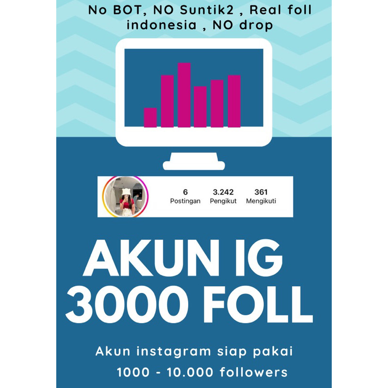 Jual AKUN INSTAGRAM REAL AKUN IG REAL | Shopee Indonesia