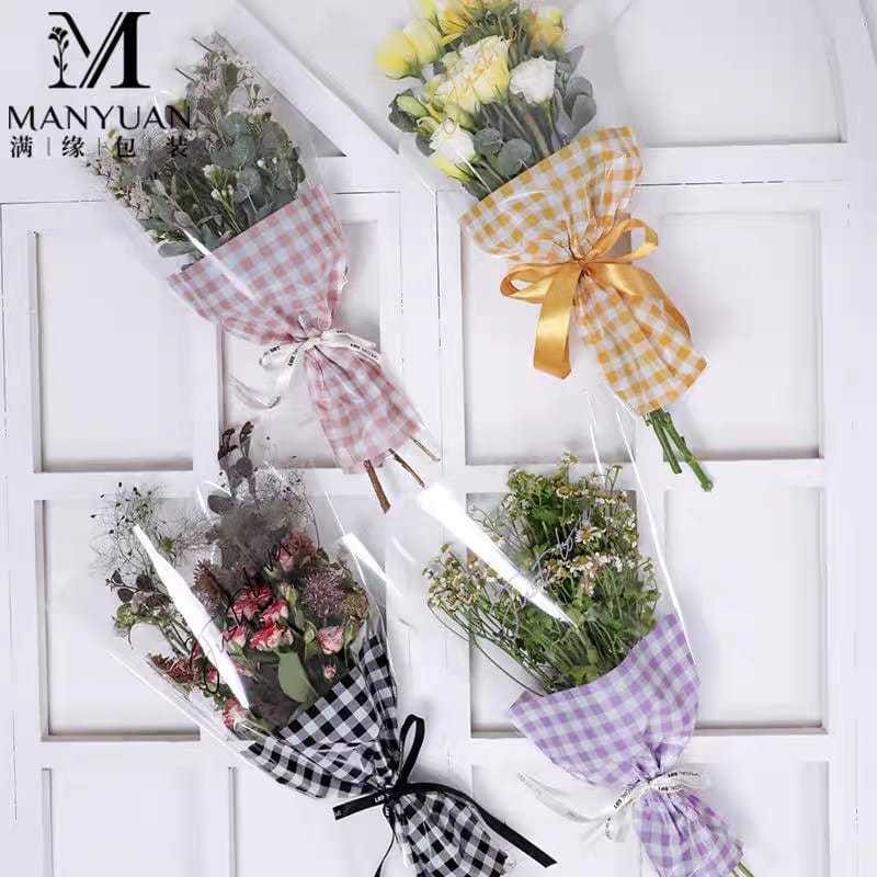 Jual Plastik Bunga Wrapping Mini Buket Plastik Bungkus Mawar Setangkai ...