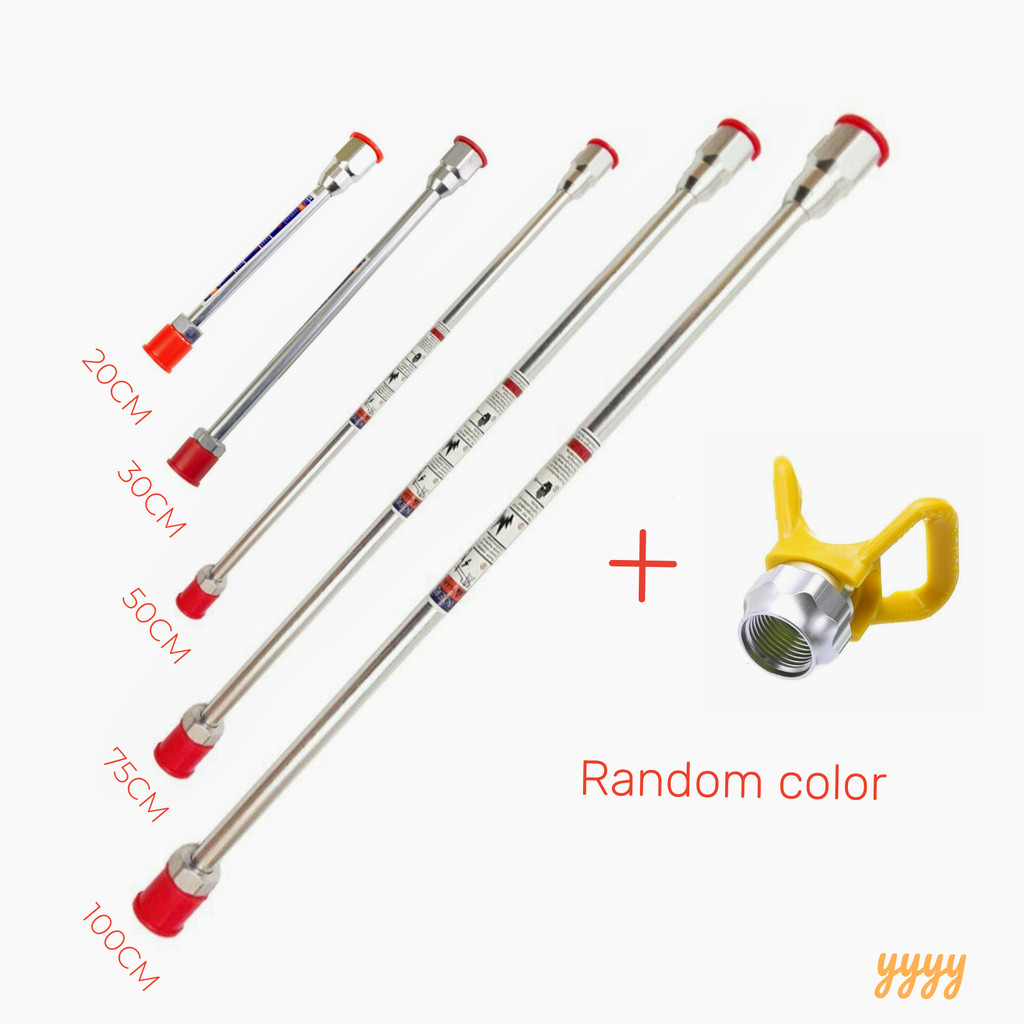Jual New 20/30/50/75/100cm Sprayer Gun Extension Rod Airless Paint ...