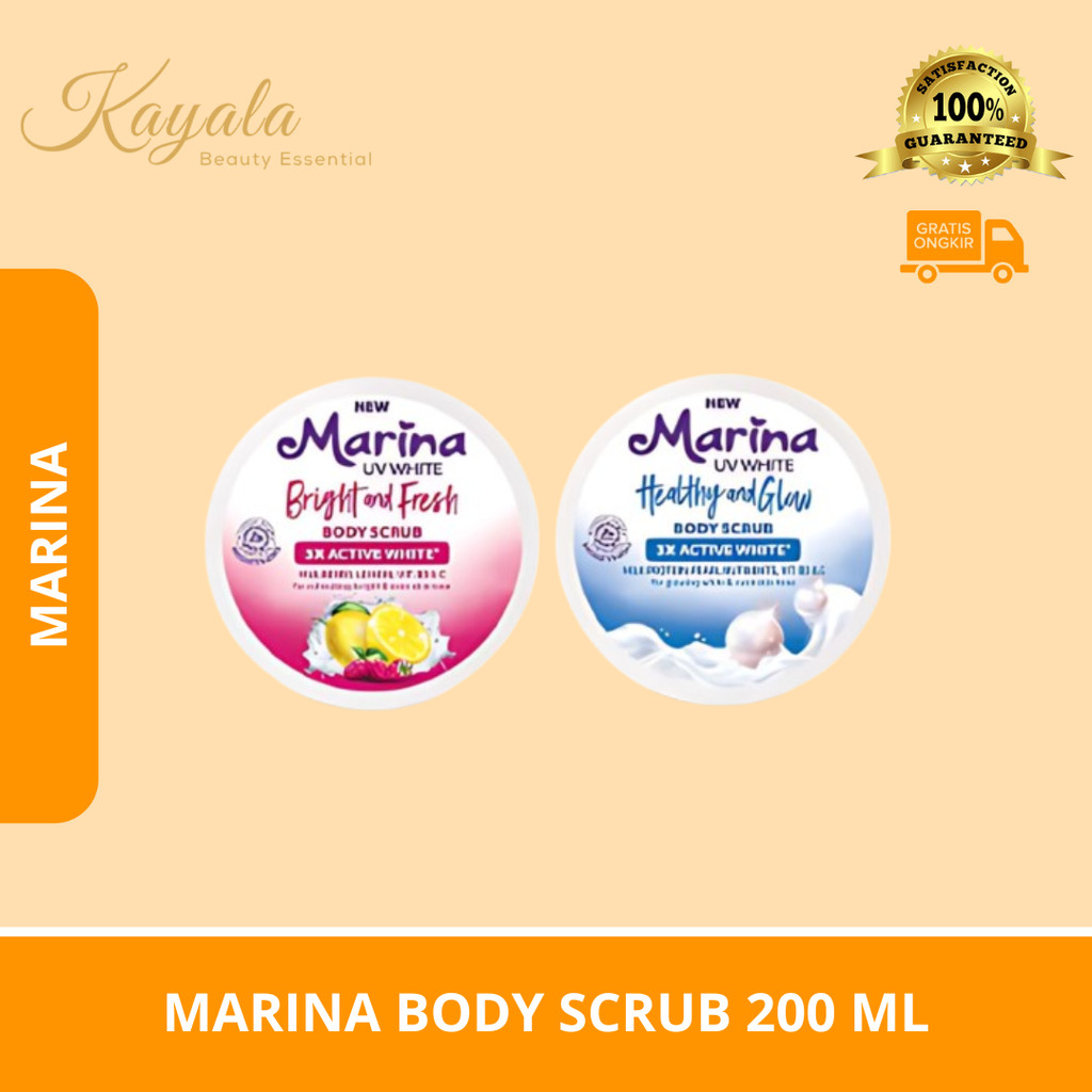 Jual MARINA BODY SCRUB 200 ML | Shopee Indonesia