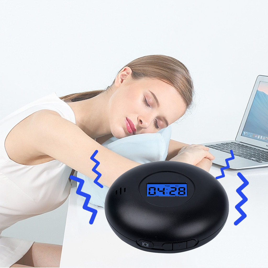 Jual Portable Super Strong Vibration Alarm Clock, Cute LCD Digital ...