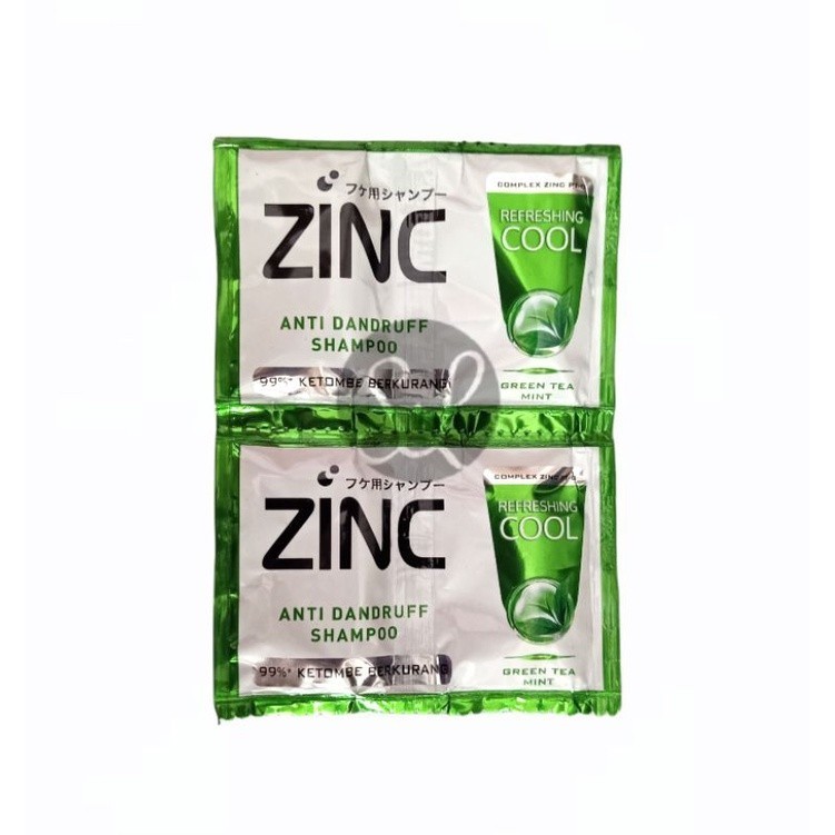 Jual ID SHOP TANYA STOK Shampo Zinc Renceng Isi 12pc Sachet Shampo Anti ...