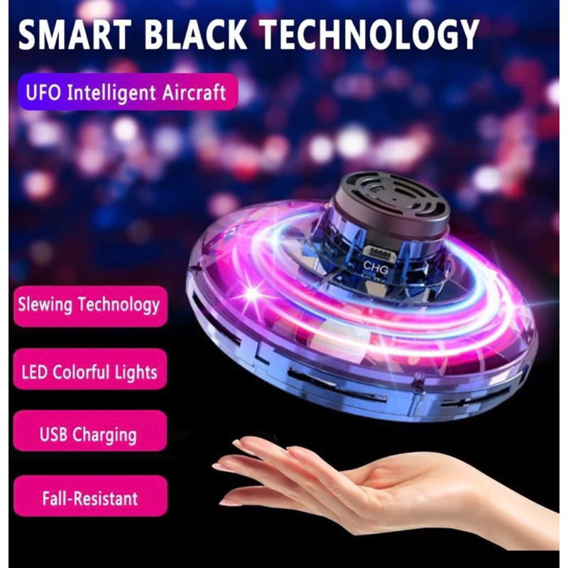 Jual PTW Flying Ball Spinner Boomerang Ball Magic Drone Mini Ufo Gasing ...