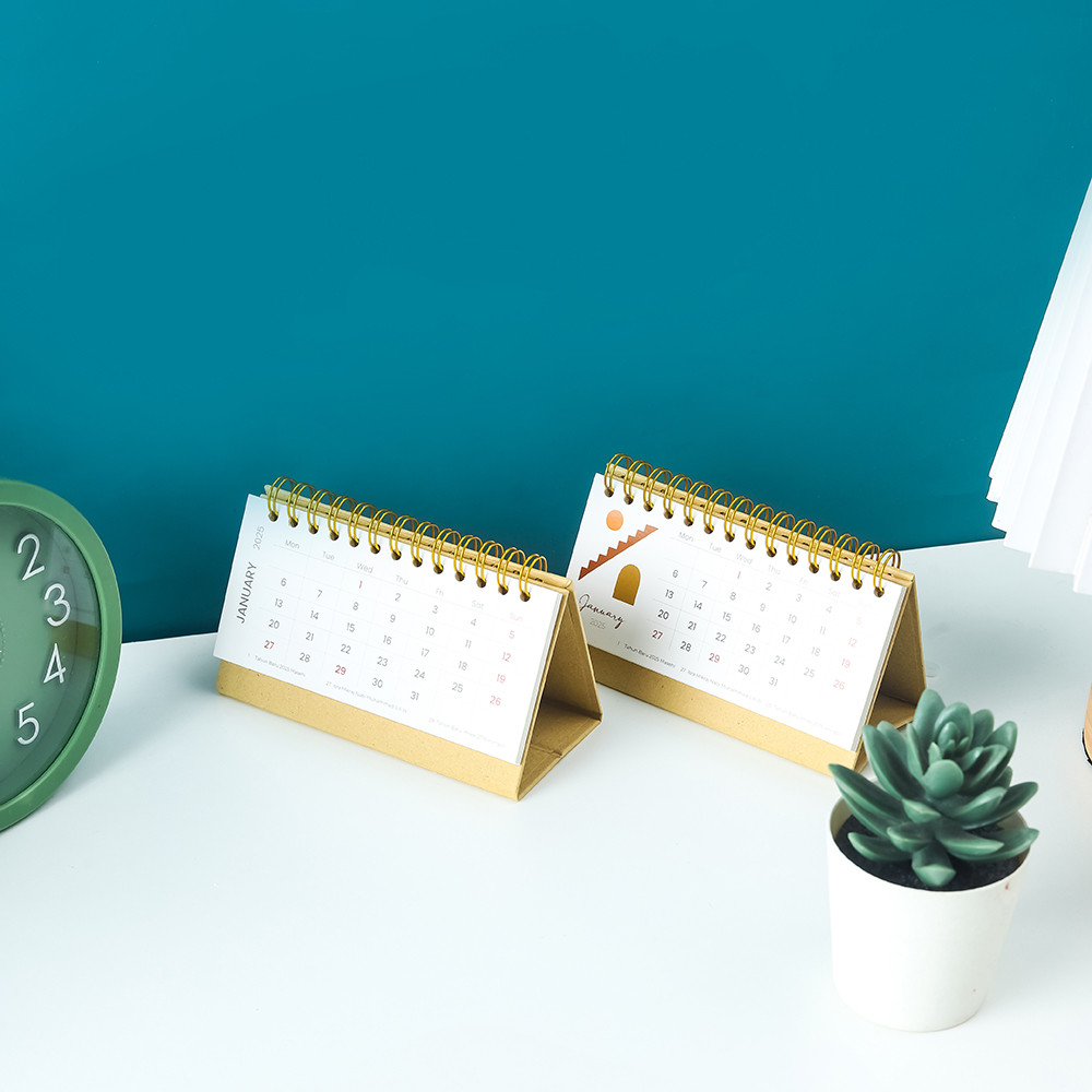 Jual Mini Calendar Short 2025 - Ukuran 6x12.5 cm - Kalender Meja ...