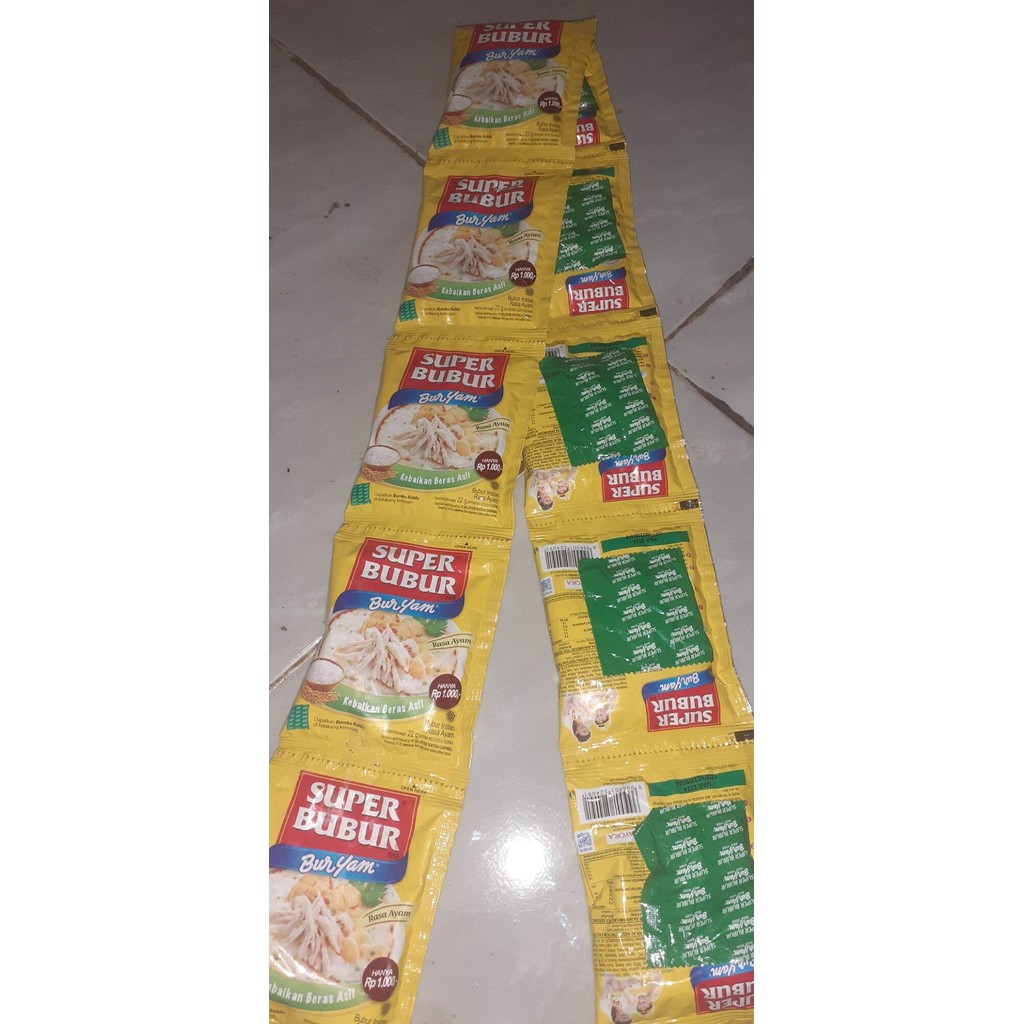 Jual Buryam 22gr (isi 10) / Super Bubur Buryam 22gr (renceng) | Shopee ...
