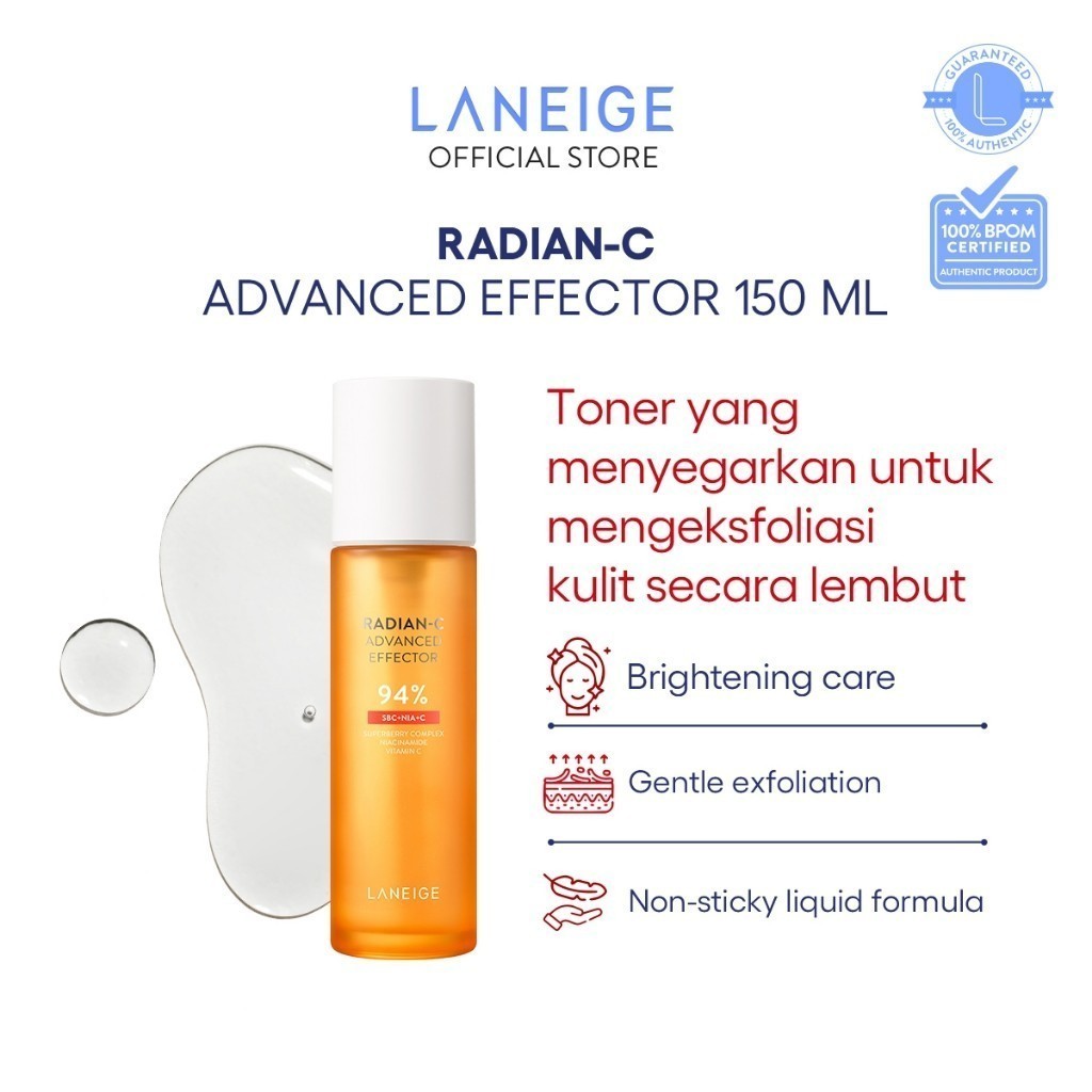Jual LANEIGE Radian-C Advanced Effector 150 mL | Shopee Indonesia