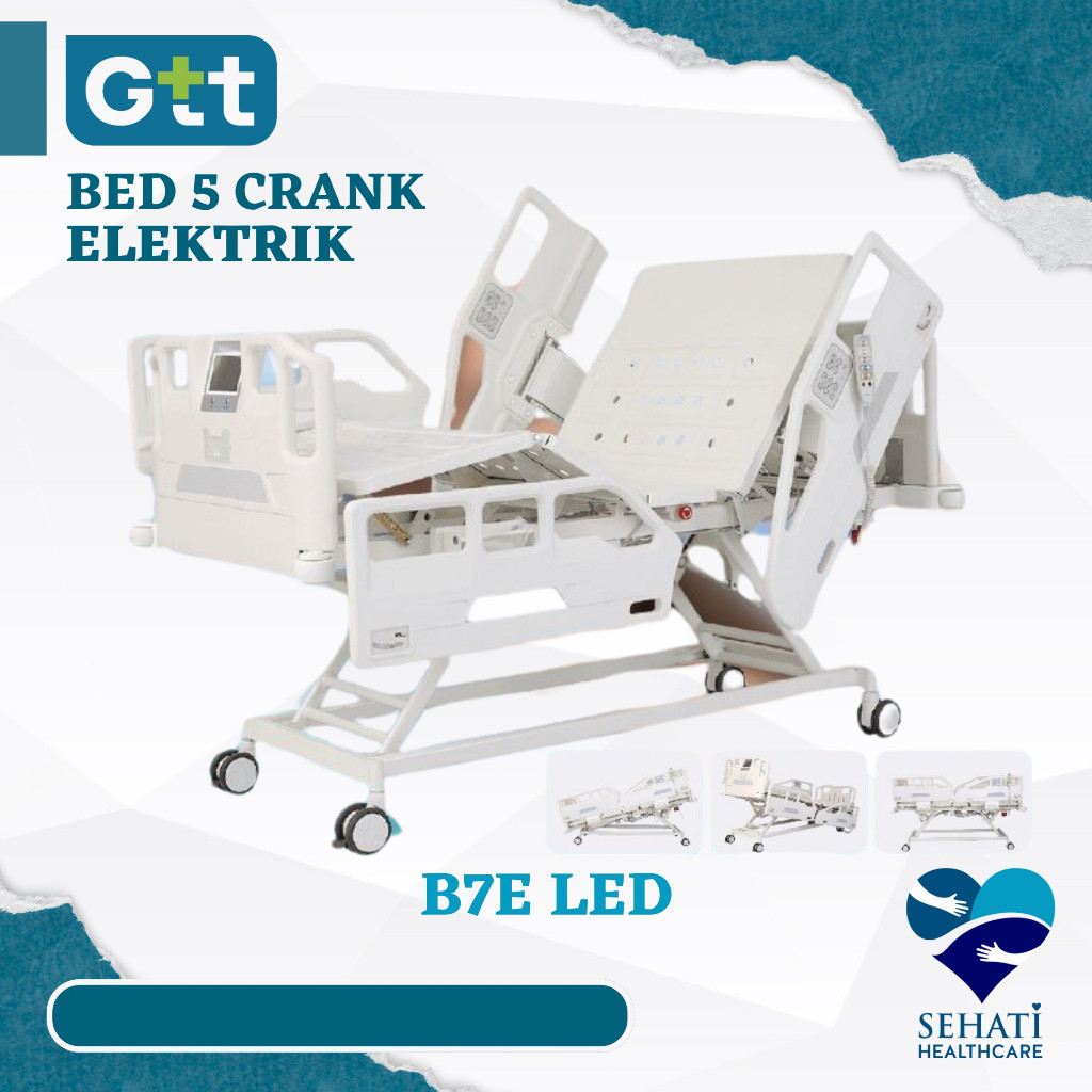 Jual GTT Bed 5 Crank Elektrik B7E LED Peralatan Rumah Sakit Ranjang ...