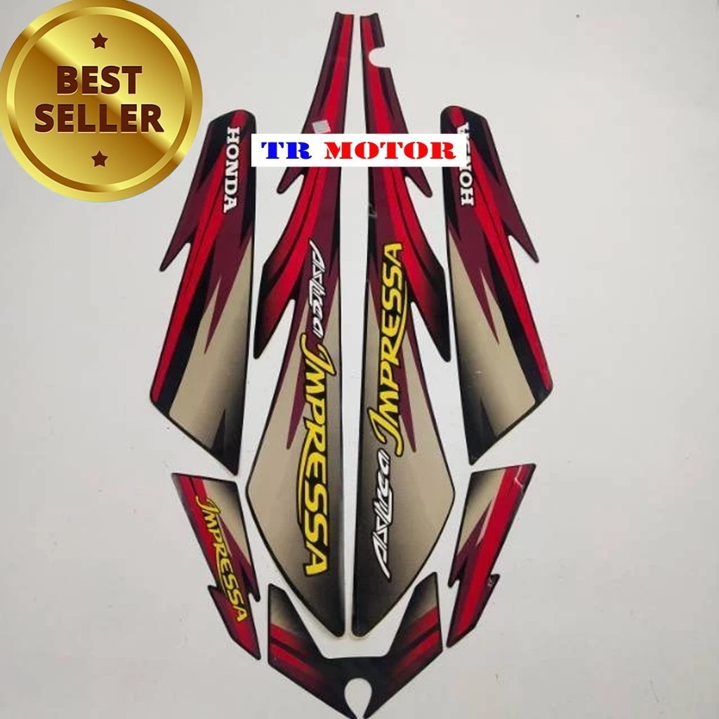 Jual Striping stiker polet list motor honda astrea grand impressa 1997 ...