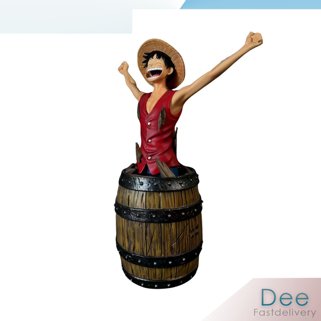 Jual Luffy Barrel GT One Piece 25cm Action Figure Resin D-FNW010 ...