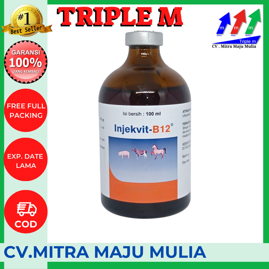 Jual INJEKVIT B12 100 ml MEDION Obat B12 Untuk Perbaiki Kondisi Tubuh ...