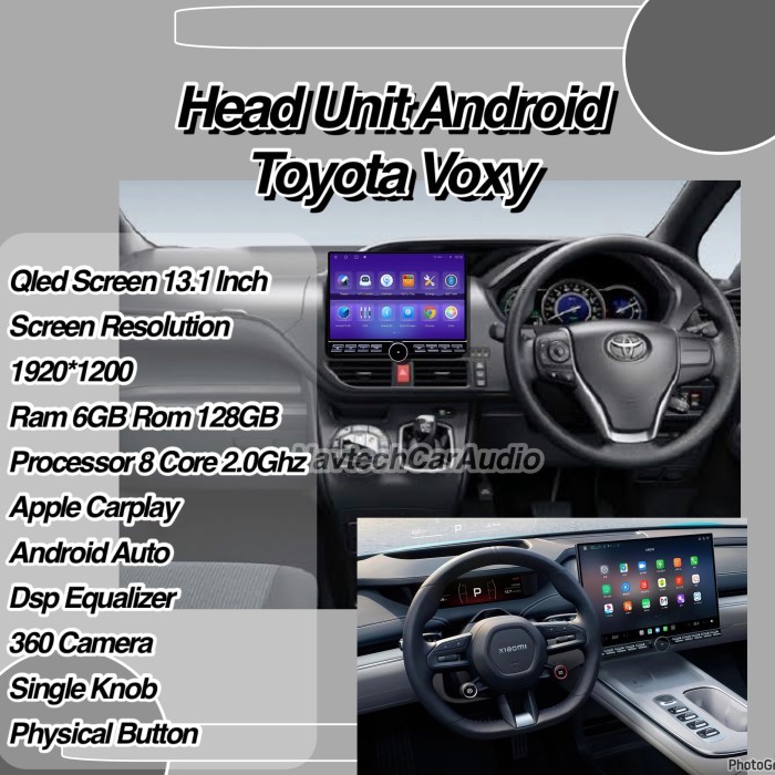 Jual Head Unit Android 13.1 inch Toyota Voxy SU7 Style /Xiaomi SU7 ...