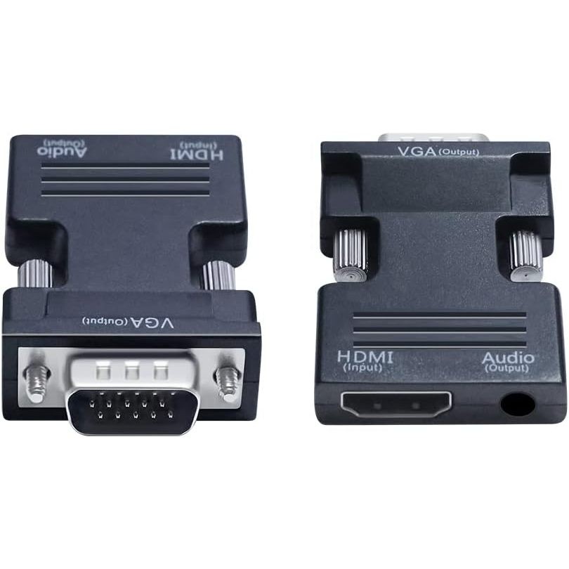 Jual Adaptor HDMI ke VGA dengan Port Audio 3,5mm untuk Monitor Komputer ...