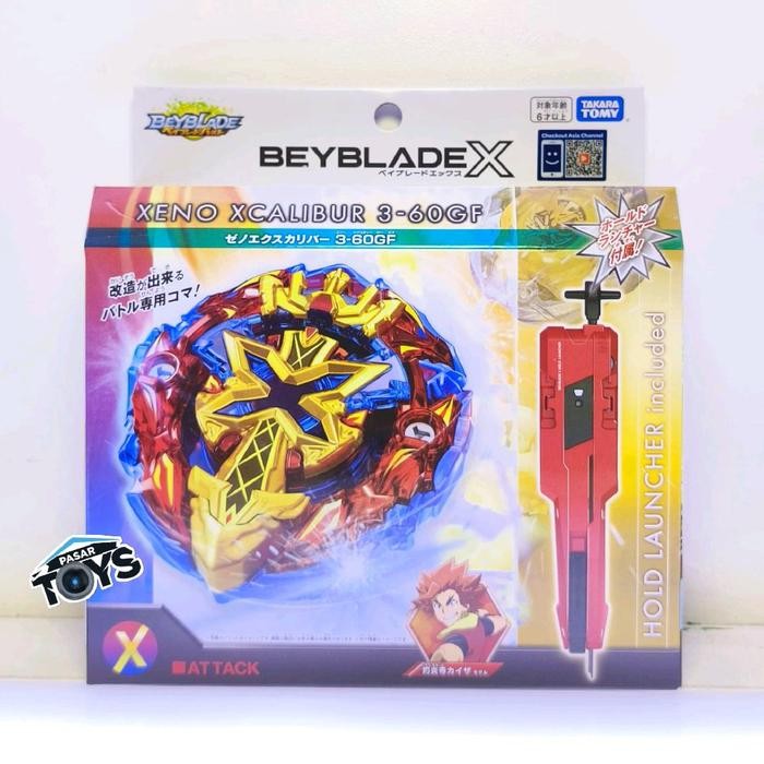 Jual BeybladeX Beyblade X Xeno Xcalibur 3-60GF BX-00 / BXG-13 Takara Tomy | Shopee Indonesia