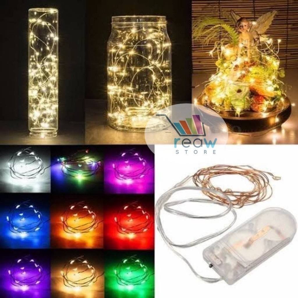 Jual LPP LAMPU KAWAT LED / LAMPU HIAS TUMBLR DEKORASI 1 2 METER LAMPU ...