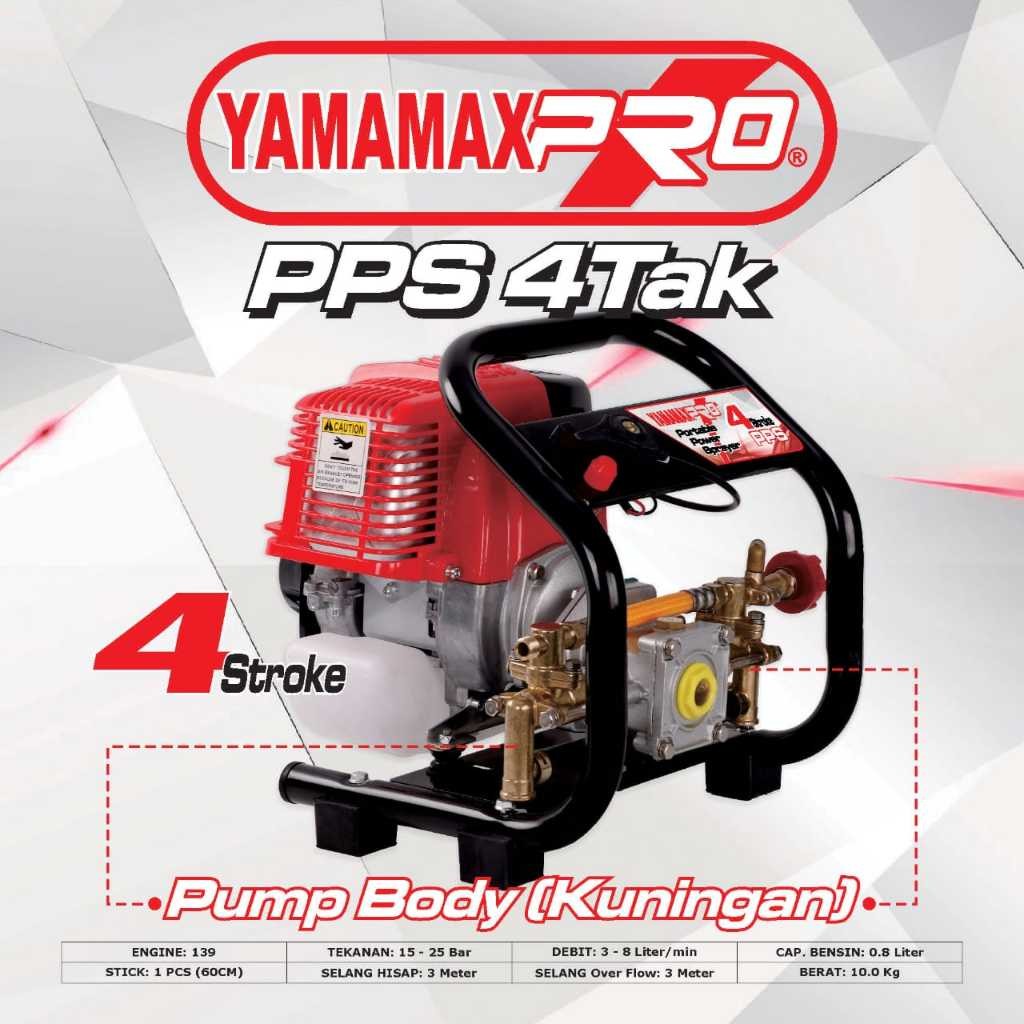 Jual Mesin Semprot Steam PPS 4 Tak Power Sprayer Portable Yamamax Pro ...