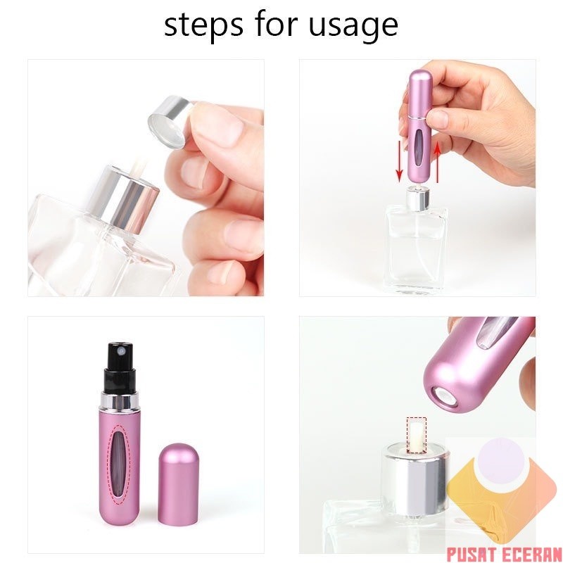 Jual Botol parfum mini 5ml botol parfum refill 5 ml botol parfum ...