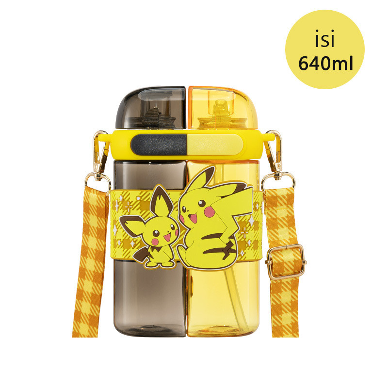 Jual ORIGINAL POKEMON LICENSE Botol Minum Karakter Pokemon Anak 640 mL 2in1 Teguk Sedot Tritan ...