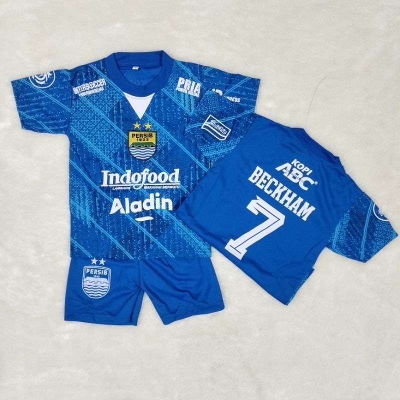 Jual Setelan Baju Bola Anak PERSIB Terbaru 2024 / Set Jersey Anak Laki ...