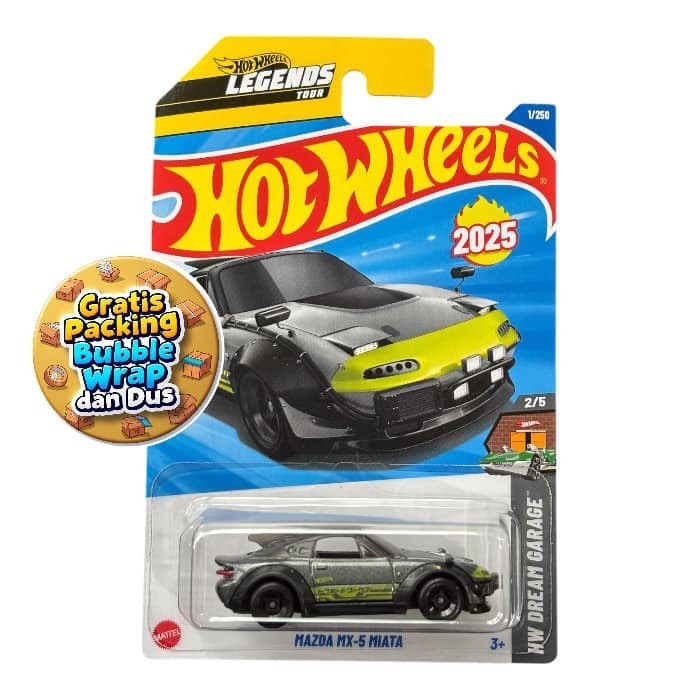 Jual Hot Wheels Legends Tour Mazda MX-5 Miata Grey Lot B 2025 | Shopee ...