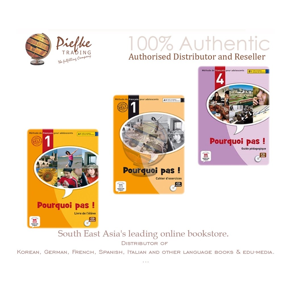 Jual Pourquoi pas! 1, 4 : 4 Teaching Guide, 1 Workbook, 1 Student's Book :9788484435402: ...