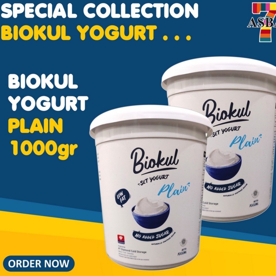 Jual BIOKUL SET YOGURT PLAIN 1000ML | Shopee Indonesia