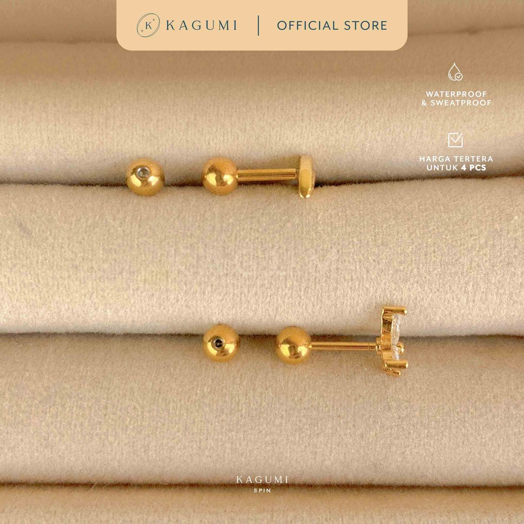 Jual KAGUMI - Spin Stopper | Piercing Tindik with Titanium Needle ...