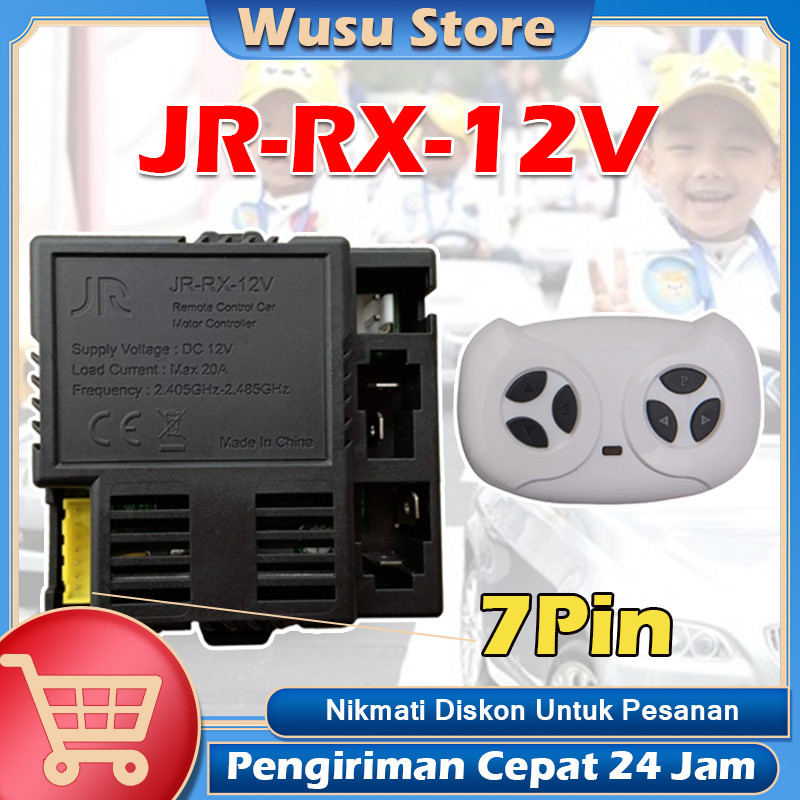 Jual Receive Remot Mobil 12Volt JR-RX-12V Mobil Motor Aki Mainan Anak Remote Control | Shopee ...