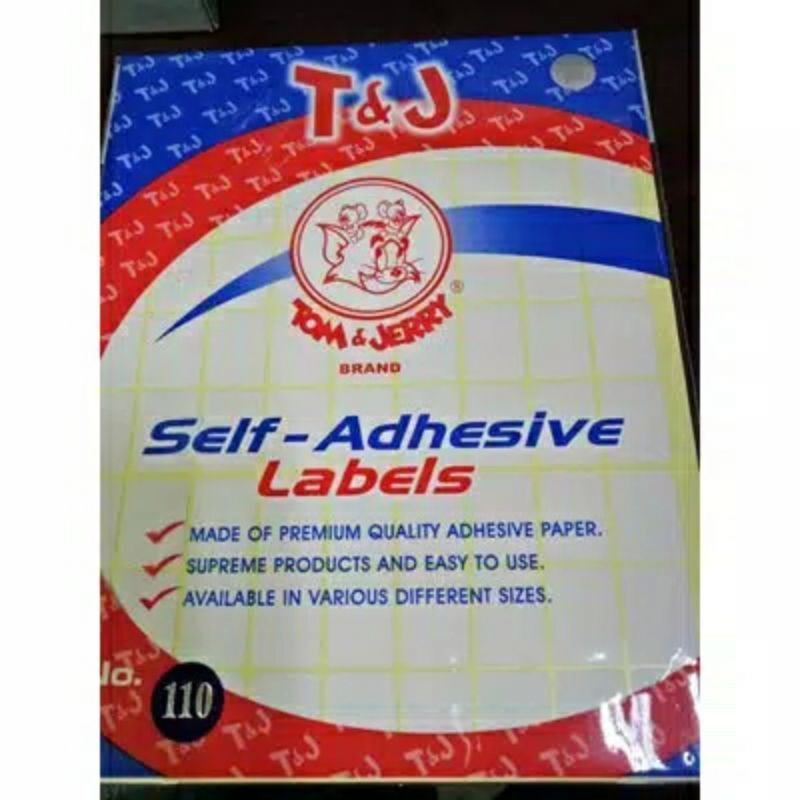 Jual Tom and jerry label 110 T&j labels no. 110 self-adhesive 1Pack saja | Shopee Indonesia