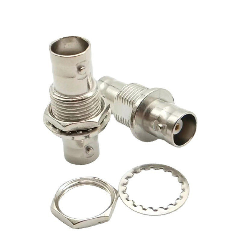 Jual 5/10pcs BNC Female to BNC Female Jack Socket Screw Panel Mount ...