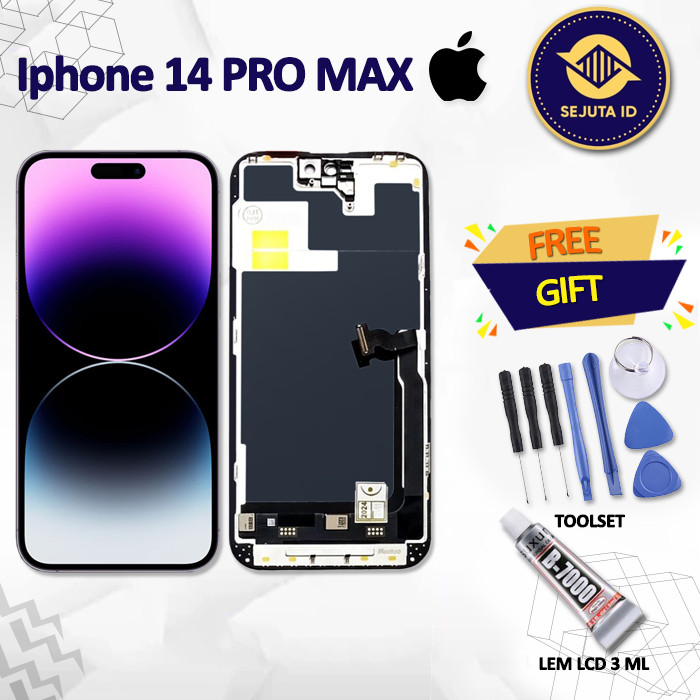 Jual LCD IP 14 PRO MAX LCD FULLSET TOUCHSCREEN [ FREE TOOLSET+LEM ...