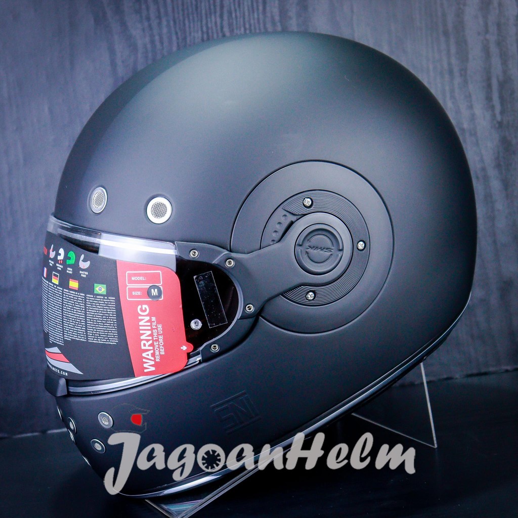 Jual SMK HELM RETRO MA220M | MATT BLACK | CLASSIC SINGLE VISOR | Shopee ...