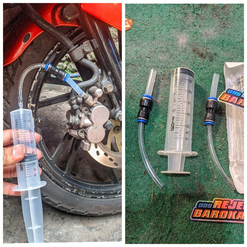 Jual ALAT Kuras dan isi Minyak Rem bleeding rem motor/suntikan Kuras ...