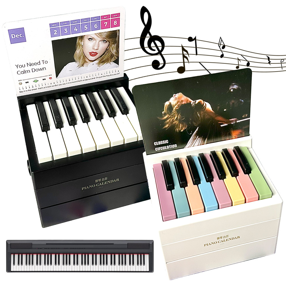 Jual Taylor Piano Calendar 2025 15 Keys Piano Calendar Playable Piano ...