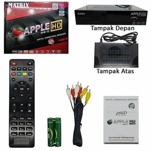Jual Stb - Set Top Box Tv Digital Matrix Dvb T2 Apple Tv Digital Full Hd | Shopee Indonesia
