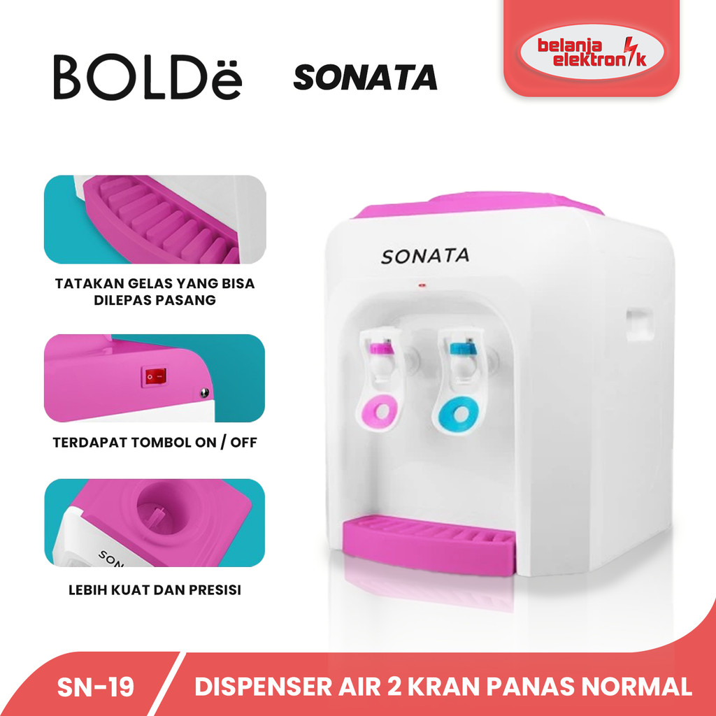 Jual BOLDE DISPENSER AIR SONATA 2 KRAN PANAS NORMAL | Shopee Indonesia