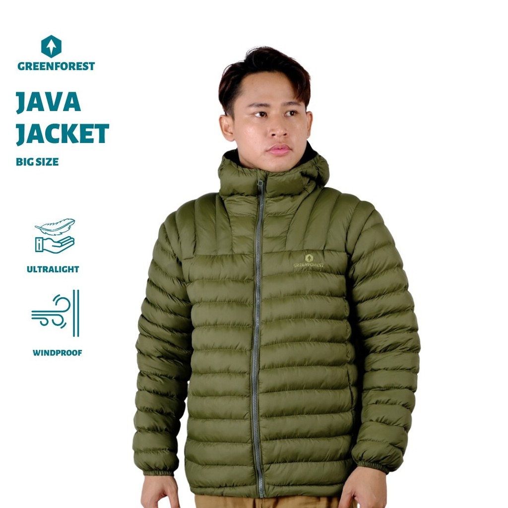 Jual Greenforest Java Jaket Puffer Musim Dingin Big Size Pria dan ...