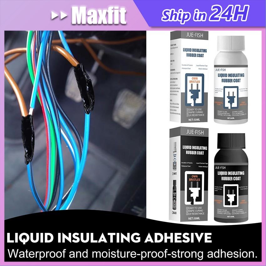 Jual 50ML Lem Kabel Listrik Isolasi Cair Silicone Tahan Panas Anti Air ...