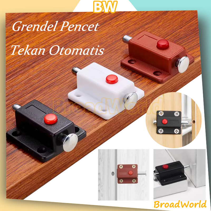 Jual Grendel Tekan / Grendel Otomatis Slot Pintu Otomatis | Shopee ...